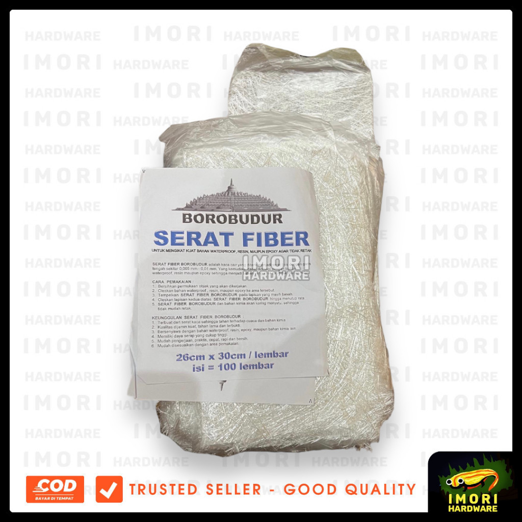 Jual BOROBUDUR serat fiber waterproof lembaran resin Epoxy 26x30cm im ...