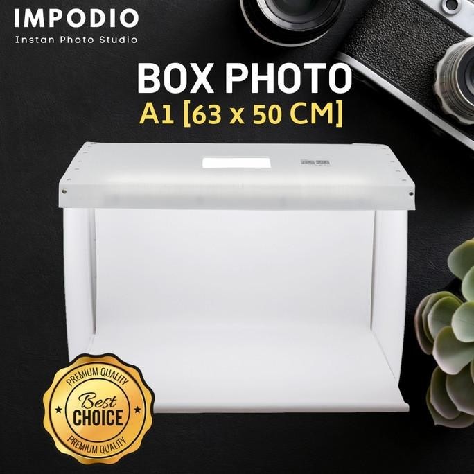 Jual mini studio box photo Ukuran A1 - (Paket dengan alasfoto) | Shopee ...