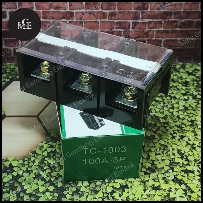 Jual HOT DEAL TERMINAL BLOCK BLOK 100A 3POLE TC-1003 / TC1003 VORGE 3P ...