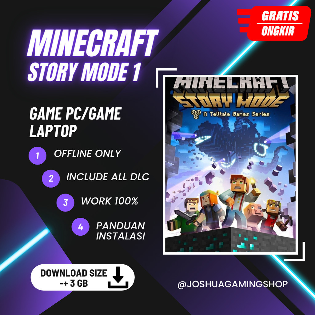 Jual Minecraft Story Mode Season 1 - PC Game | Shopee Indonesia