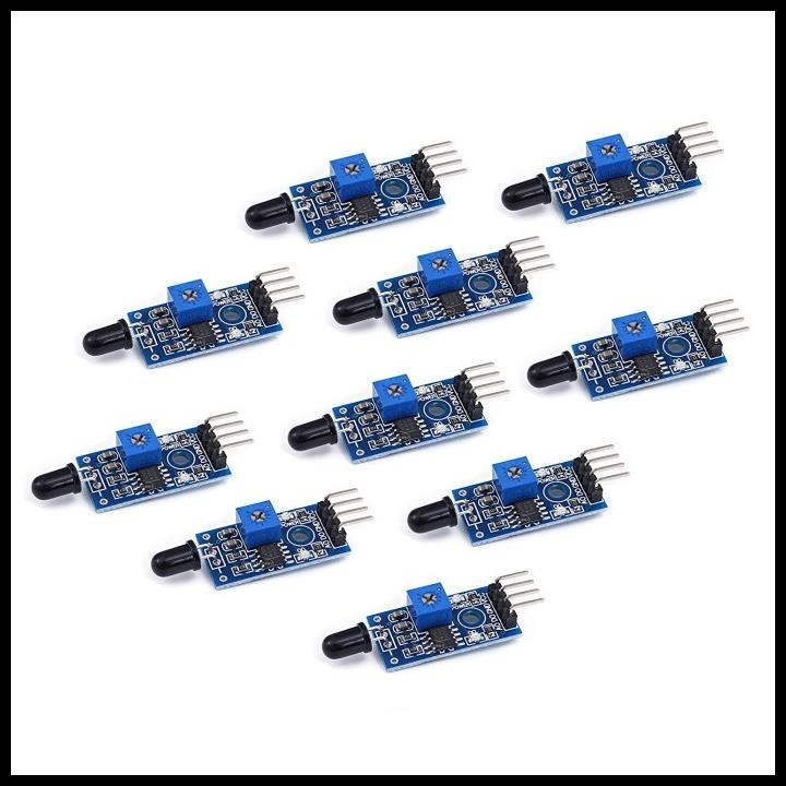 Jual Hot Deal [rti] Ir Infrared Flame Detector Sensor Api 4 Pin Wire