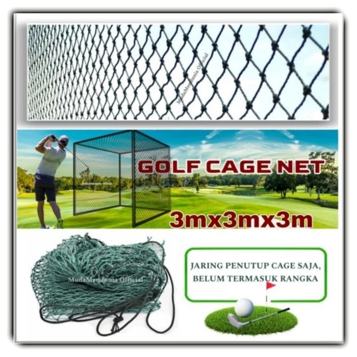 Jual JARING GOLF NET DRIVING TEBAL 3 X 3 X 3 | Shopee Indonesia