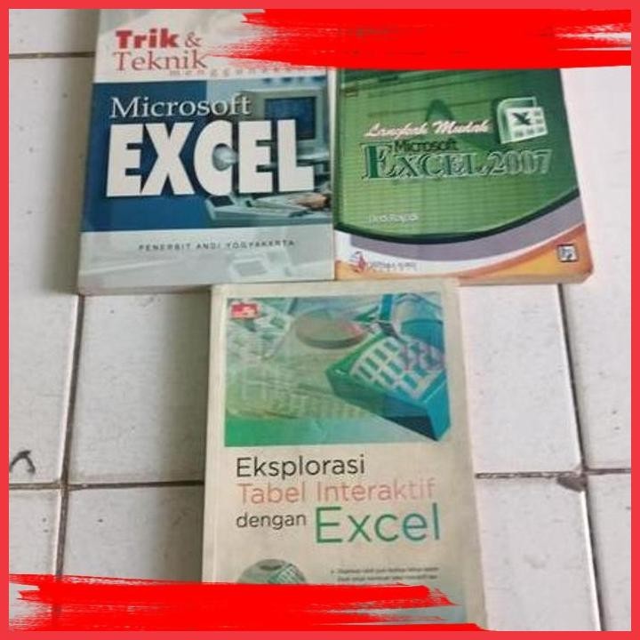 Jual (bk srpu) ori trik dan teknik menggunakan microsoft excel, langkah ...