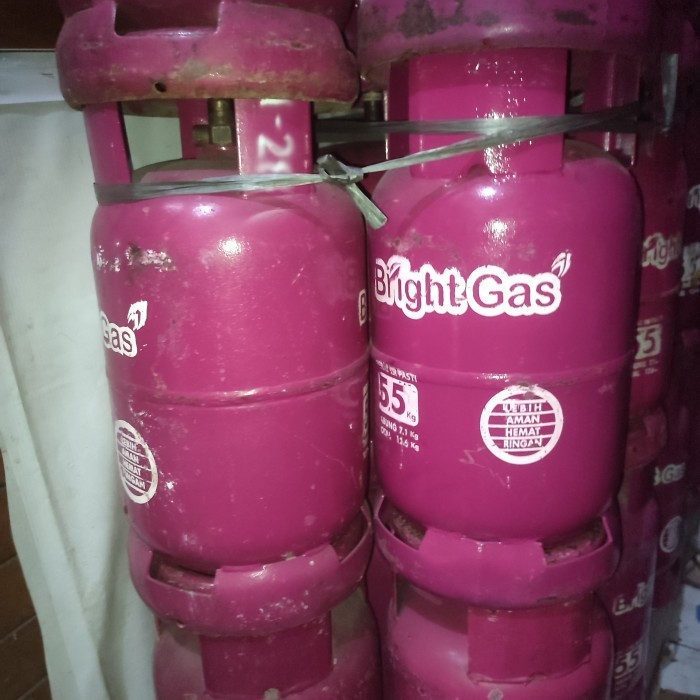 Jual tabung bright gas 5,5kg pink lpg 5.5 kg elpiji 5 isi kosong ...