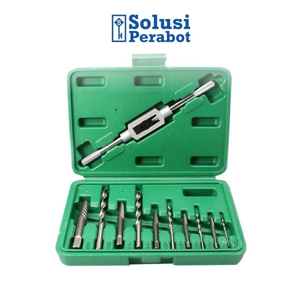 Jual Screw Extractor 11pcs 3mm-10mm SP / Pembuka Baut Rusak Tap Balik ...