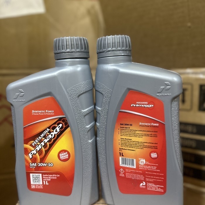 Jual Oli Pertamina Prima Xp Sae 20W 50 1Liter 1Dus X 6 Botol | Shopee ...