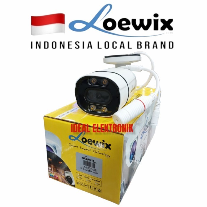 Jual Loewix Ip Camera Cctv Outdoor 4Mp Full Color Built In Mic Lx-1830 ...