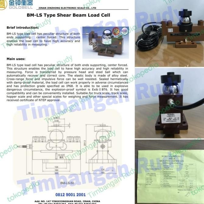 Jual KUBOTA BMLS - 25 ton - Load cell Jembatan Timbang | Shopee Indonesia
