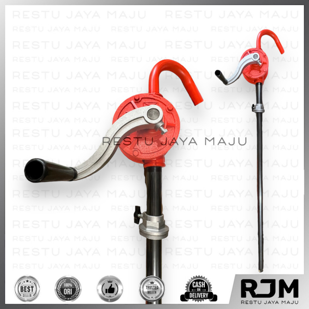 Jual [6 pcs] BISON Pompa Oli Manual Putar Minyak Drum Hand Rotary Oil Pump | Shopee Indonesia