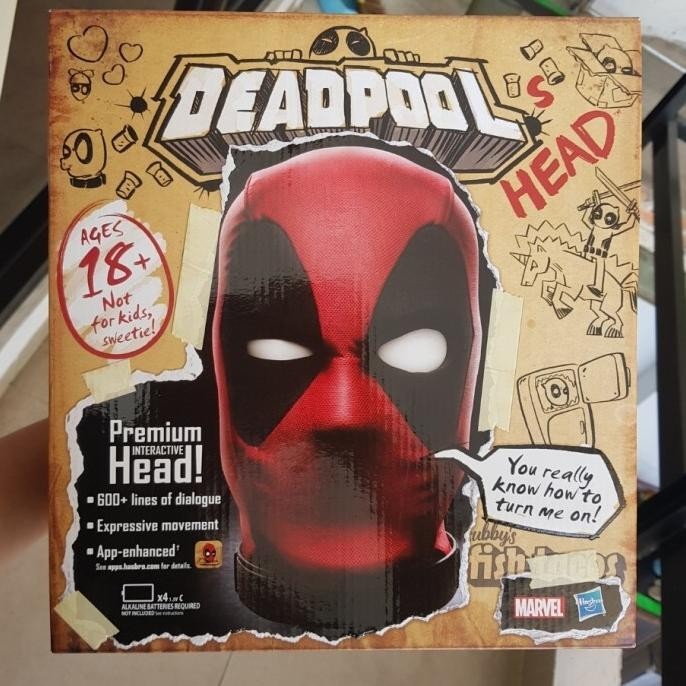 Jual Marvel Legends Deadpool Interactive Head Prop Replica | Shopee ...