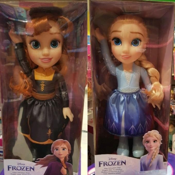 Jual Boneka Disney Frozen Queen Anna Adventure Elsa Toddler Doll Jakks ...