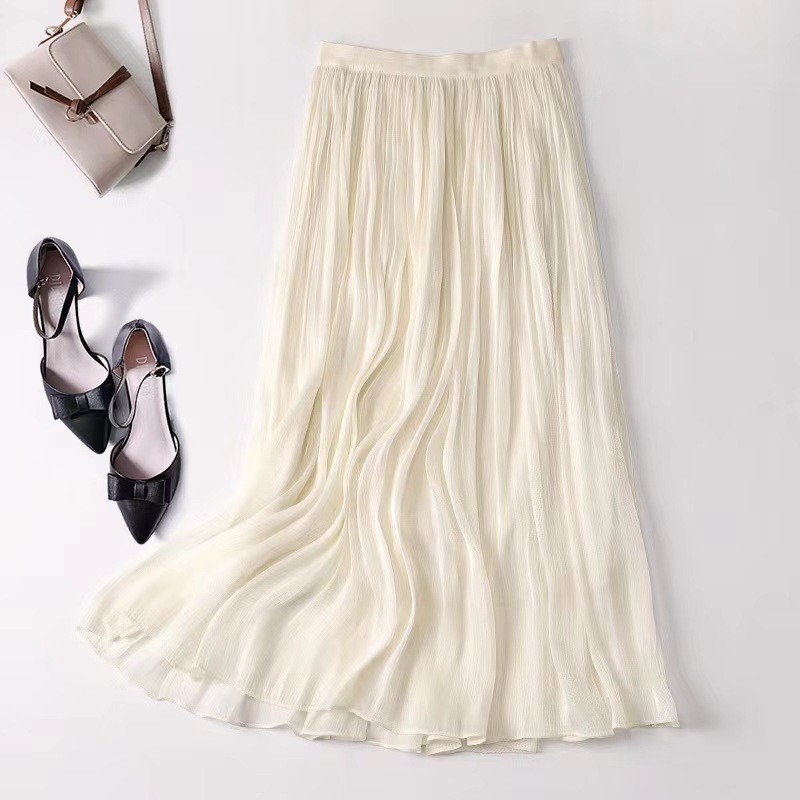 Jual KOUYOO Import Terbaru Kekinian Korean Style Panjang Rok Shimmer ...