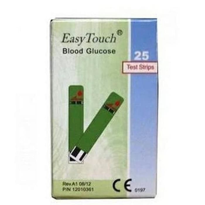 Jual Strip Gula Darah Easy Touch Isi 25 / Stik Easytouch Glucose ...