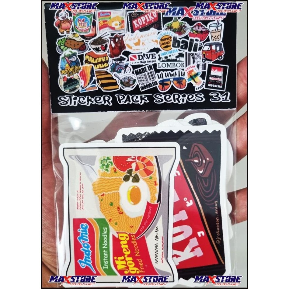 Jual stiker budaya indonesia / sticker koper / sticker koper rimowa ...