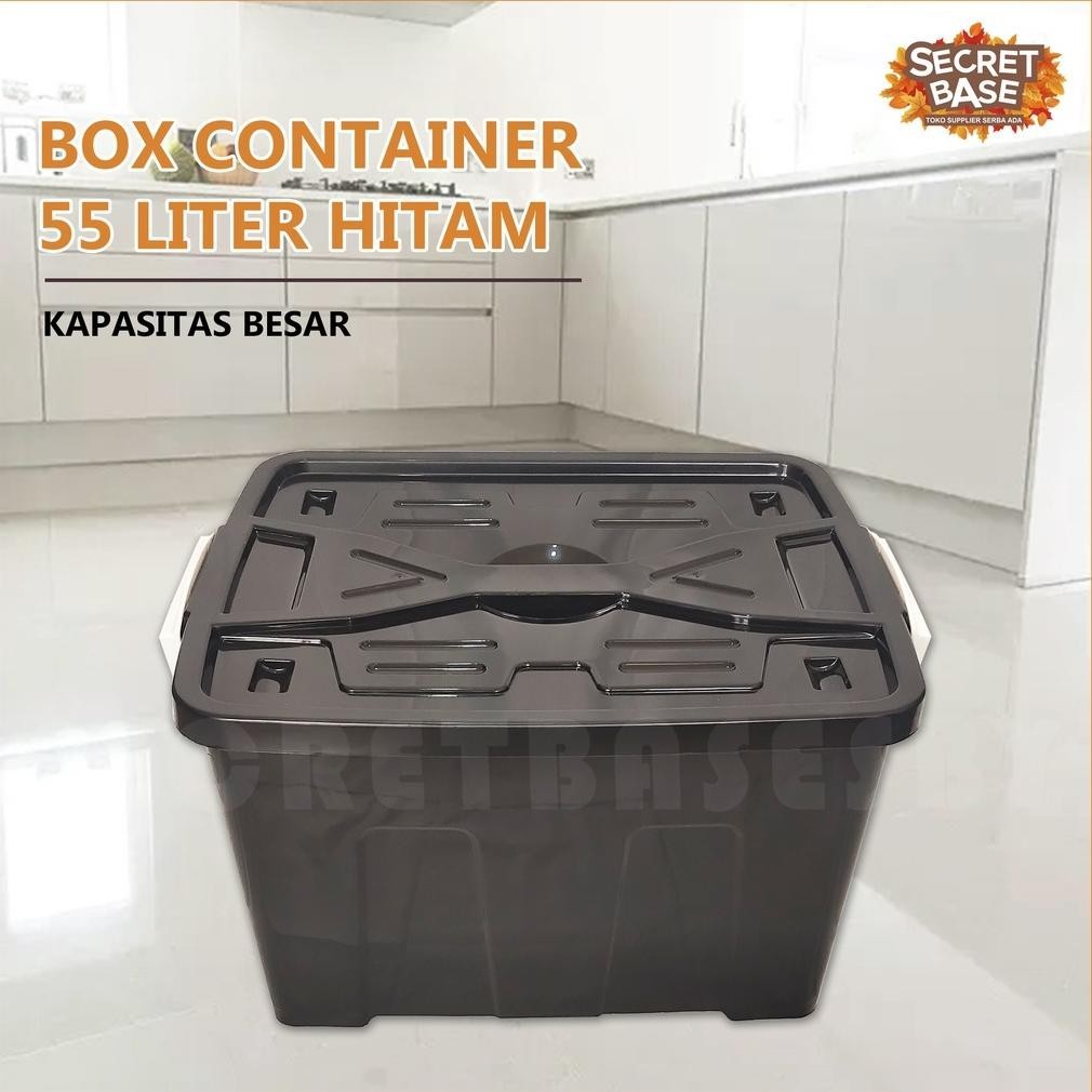 Jual Promo Box Container 55 Liter + Roda - Kontainer Box Plastik ...