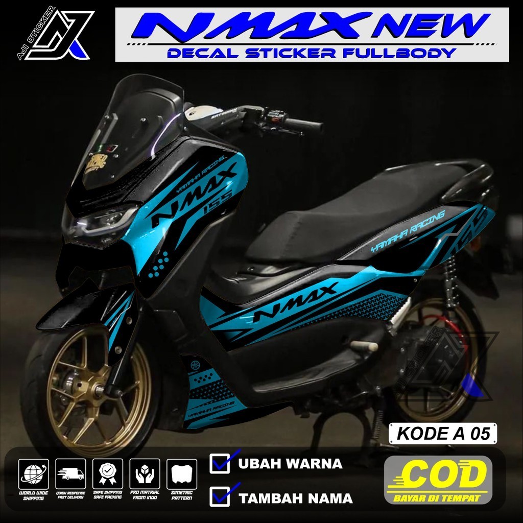 Jual Decal Nmax New Full Body - Stiker Nmax New Full Body Racing decal ...