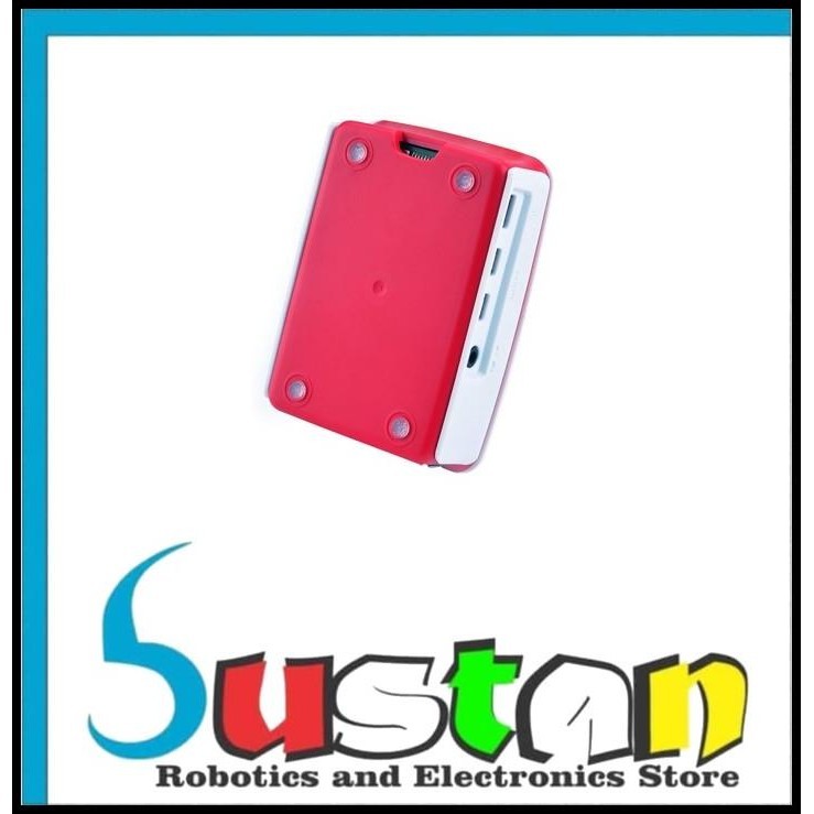 Jual GRATIS ONGKIR CASE RASPBERRY PI 4B WHITE RED CASING RASPBERRY PI 4 ...