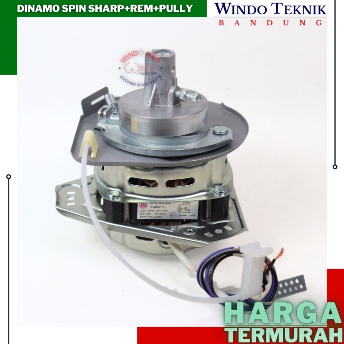 Jual [ JUAL SET ] MOTOR DINAMO SPIN PENGERING MESIN CUCI 2 TABUNG SHARP SET | Shopee Indonesia