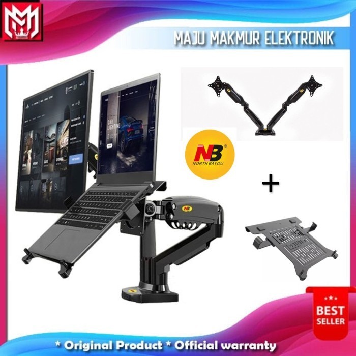 Jual BRACKET MONITOR 17 SAMPAI 27 INCH NB F160 DAN TRAY HOLDER LAPTOP ...