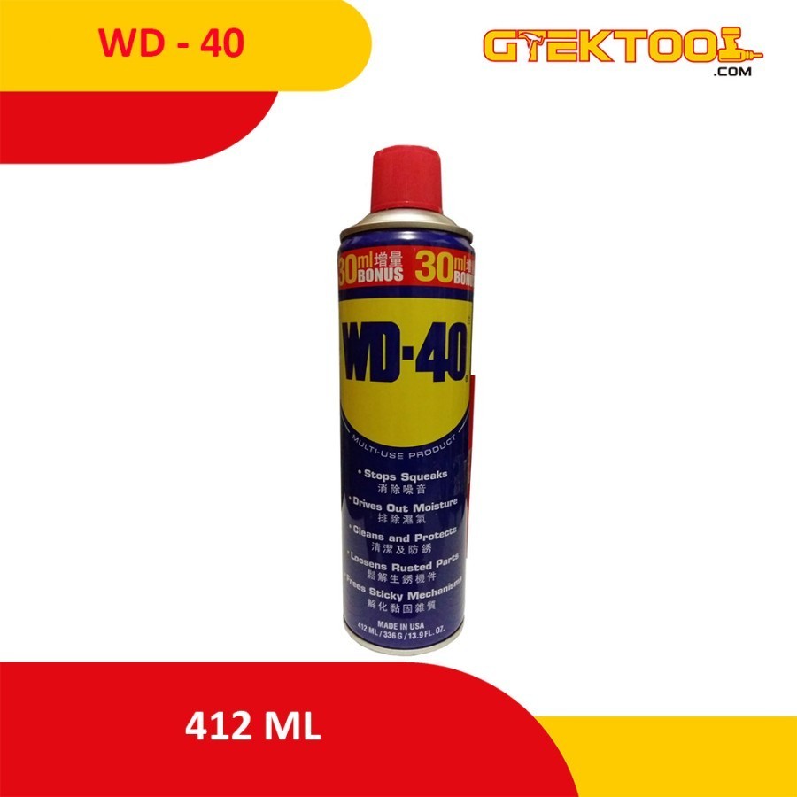Jual WD40 / WD 40 412ml Pelumas Anti Karat 412 ML | Shopee Indonesia