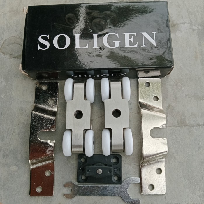 Jual RODA SLIDING REL GANTUNG SOLIGEN | Shopee Indonesia