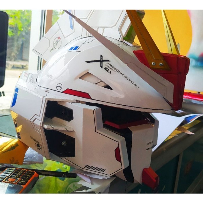 Jual HELM SNI FULL FACE CUSTOM KARAKTER ANIME GUNDAM STRIKE ZETA BY ...
