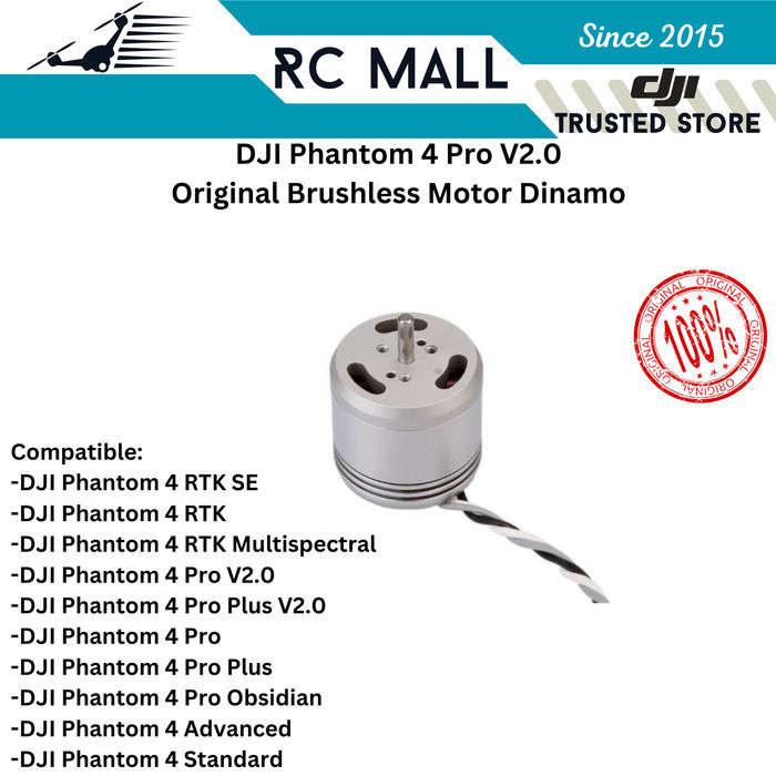 Jual ORIGINAL DINAMO DJI PHANTOM 4 PRO V2.0 MOTOR CW CCW PRO PLUS ...