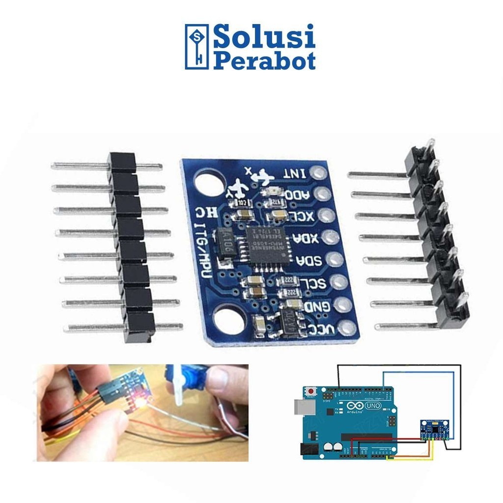 Jual Modul Axis Gyro MPU-6050 GY-521 SP / GY521 MPU6050 6DOF Module ...