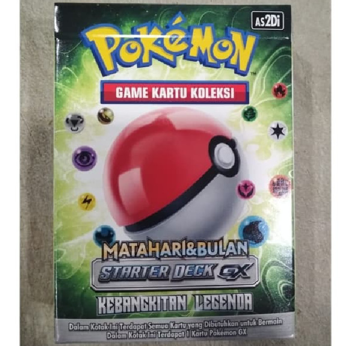 Jual Kartu Pokemon Matahari Bulan AS2Di Starter Deck 2 Kebangkitan Legenda | Shopee Indonesia