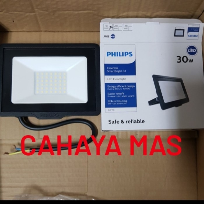 Jual Lampu Sorot Led Bvp150 30 Watt Philips Flood Light 30W Ip65 Tembak 30 Ori | Shopee Indonesia