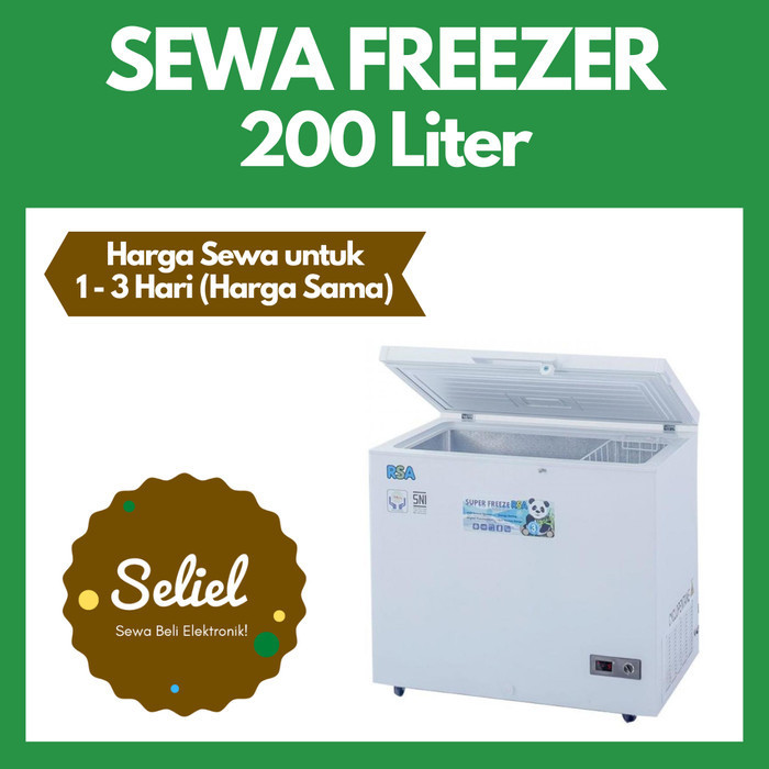 Jual RENTAL (1 - 3 Hari) Freezer 200 Liter RSA CF-220 GEA Sharp Murah ...