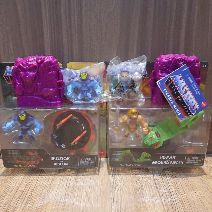 Jual FLASH SALE!!! ETERNIA MINIS SET HE-MAN-GROUND RIPPER, SKELETOR ...