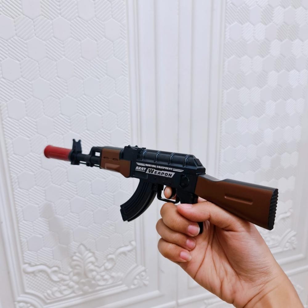 Jual Eva Riffle Ak74 Mainan Anak Pistol Tembakan Soft Bullet Gun ...