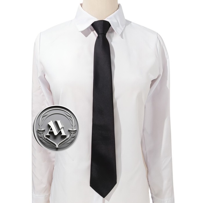 Jual NEW}}}}}}} Dasi hitam polos instant simpel formal kerja perekat ...