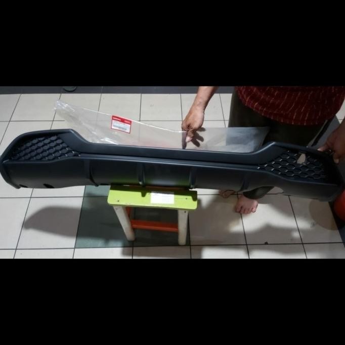 Jual Diffuser Spoiler Bumper Belakang Bawah Honda Brio Rs Facelift ...