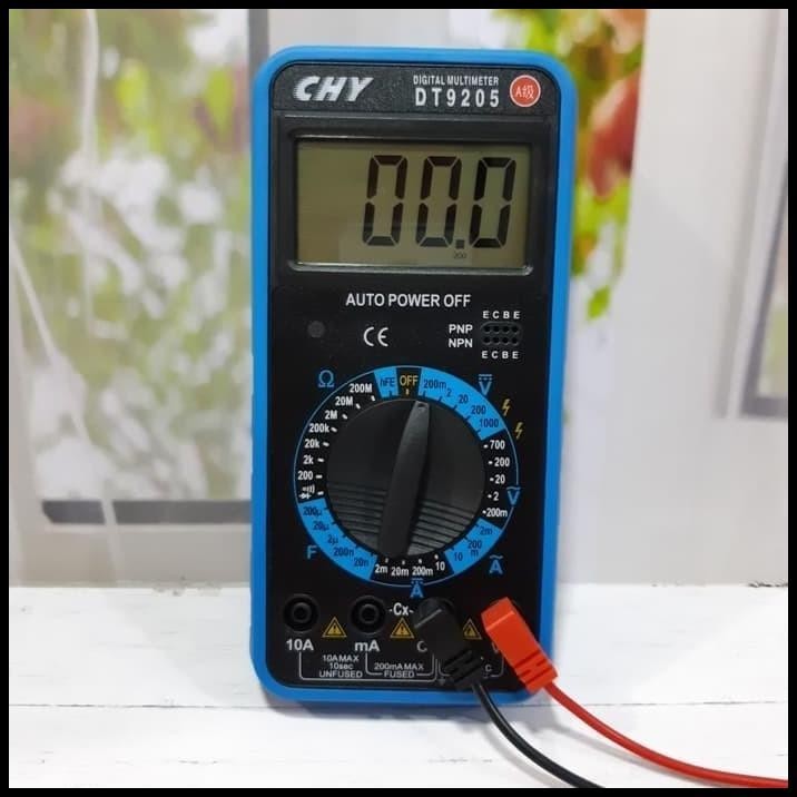 Jual TERBARU DIGITAL MULTIMETER CHY 9205 MULTITESTER AVO METER AMPERE ...