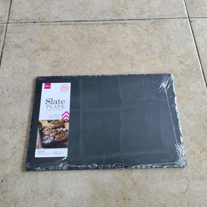 Jual Produk Terbaik] stone plate persegi 30 x 20 cm piring batu piring ...