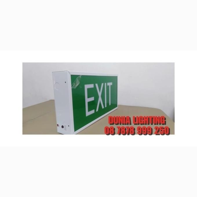 Jual LAMPU EMERGENCY EXIT VITALITE OUTBOW / VITALITE EXIT SIGN LED Grosir Termurah | Shopee ...