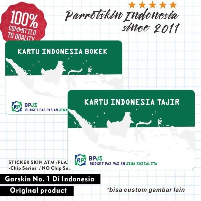 Jual Sticker Pelindung Kartu ATM SIM KTP Flazz Skin Card BPJS by ...