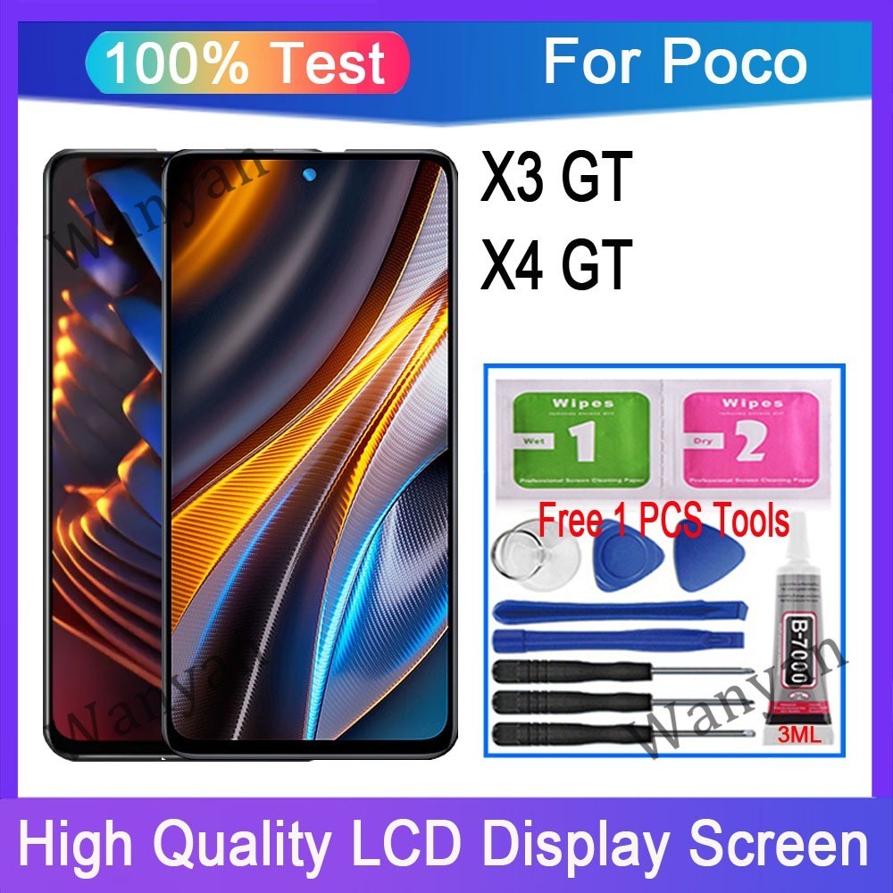 Jual Layar Sentuh LCD Poco X3 GT Poco X4 GT Asli Dengan Penggantian ...