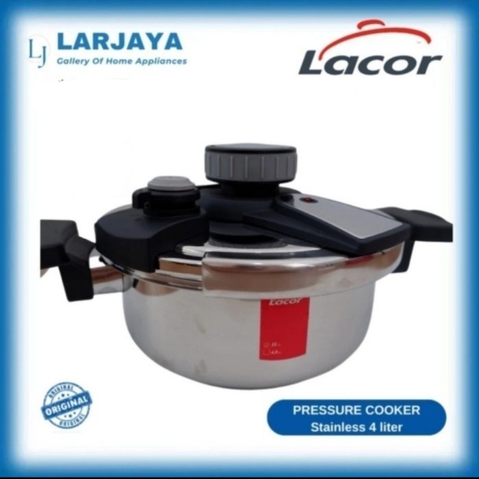 Jual Pressure Cooker Panci Presto Lacor Easy Stainless Steel 4 Liter ...