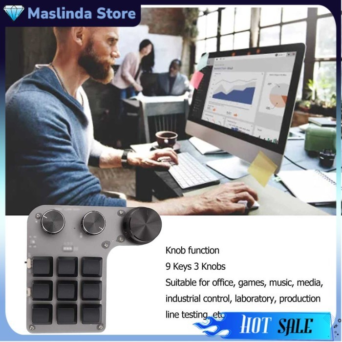 Jual Keyboard Mechanical Macro Bluetooth Rgb Gaming Shortcut Wired ...