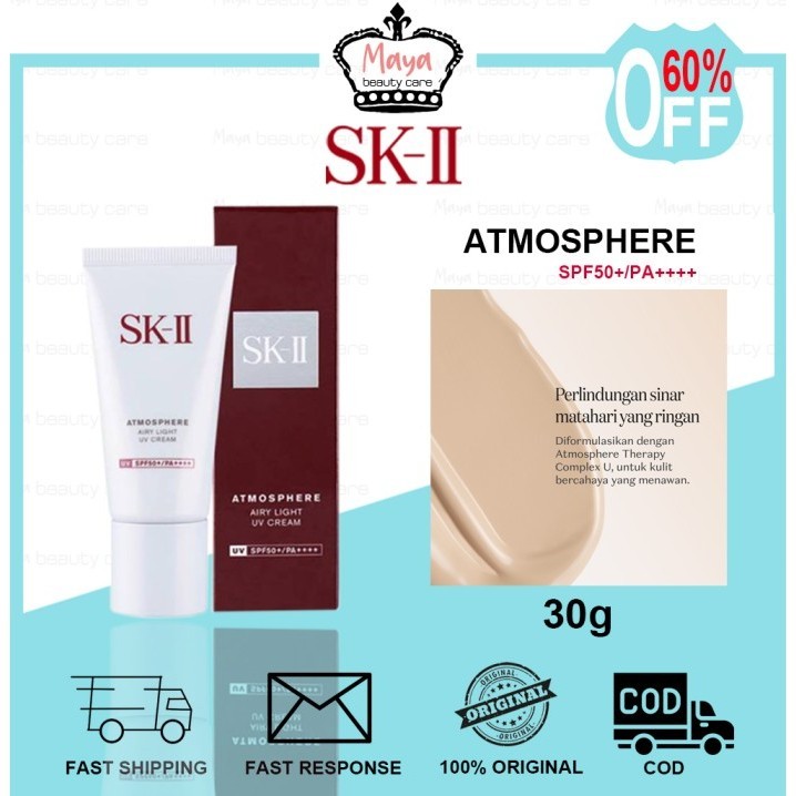Jual SK-II/SK2/SKII/SKii ATMOSPHERE AIRY LIGHT UV EMULSION UV CREAM 30g Ori | Shopee Indonesia