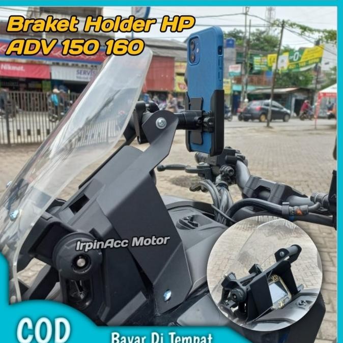 Jual Bracket Holder Gps Holder Hp Honda Adv 160 150 Braket Holder Hp ...