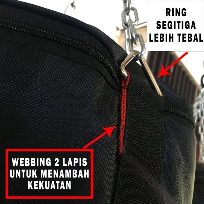 Jual Samsak Boxing 1 Meter Sansak Gantung Beladiri Tinju Muaythai Mma ...
