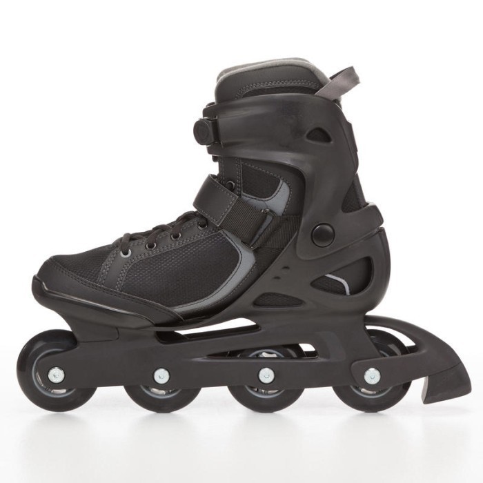 Jual Sepatu Roda Dewasa Inline Skates Pria Fit 3 Oxelo Black Grey ...