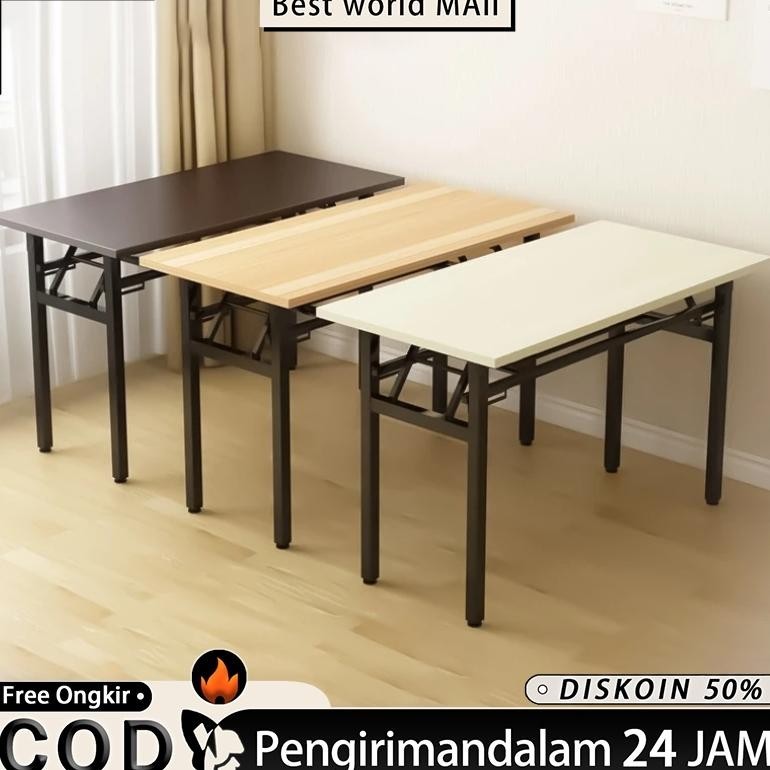 Jual Meja lipat portabel Meja Belajar Meja kantor besi Meja Pelatihan Serbaguna | Shopee Indonesia