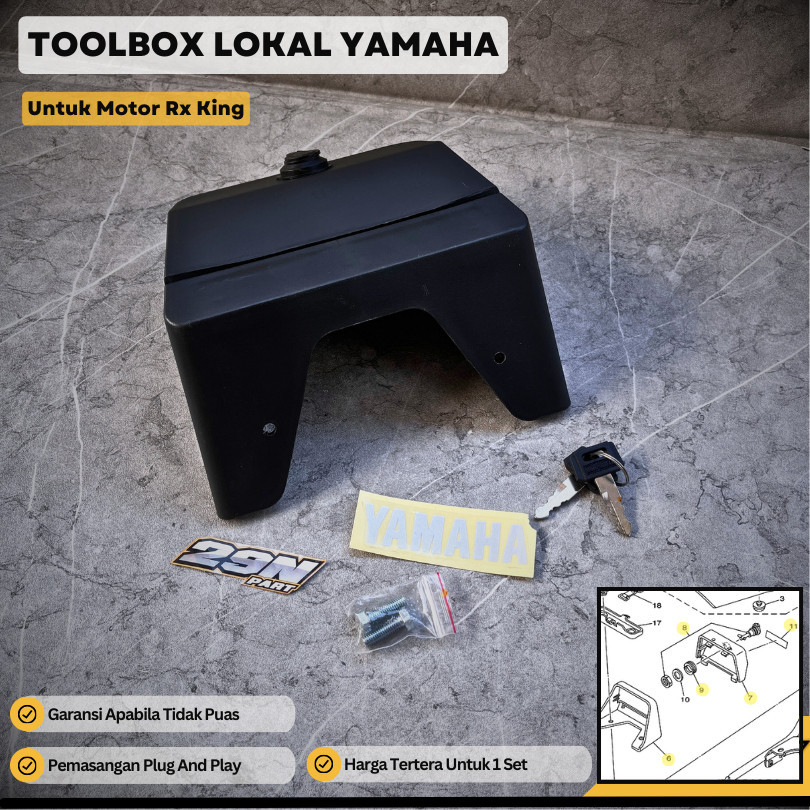 Jual TOOL BOX TOOLBOX FULLSET RX KING RXKING + KUNCI TOOLBOX LOKAL PART ...