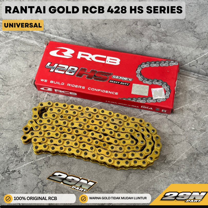 Jual Rantai Gold RCB 428 122L HS Heavy Duty Series Original RCB ...
