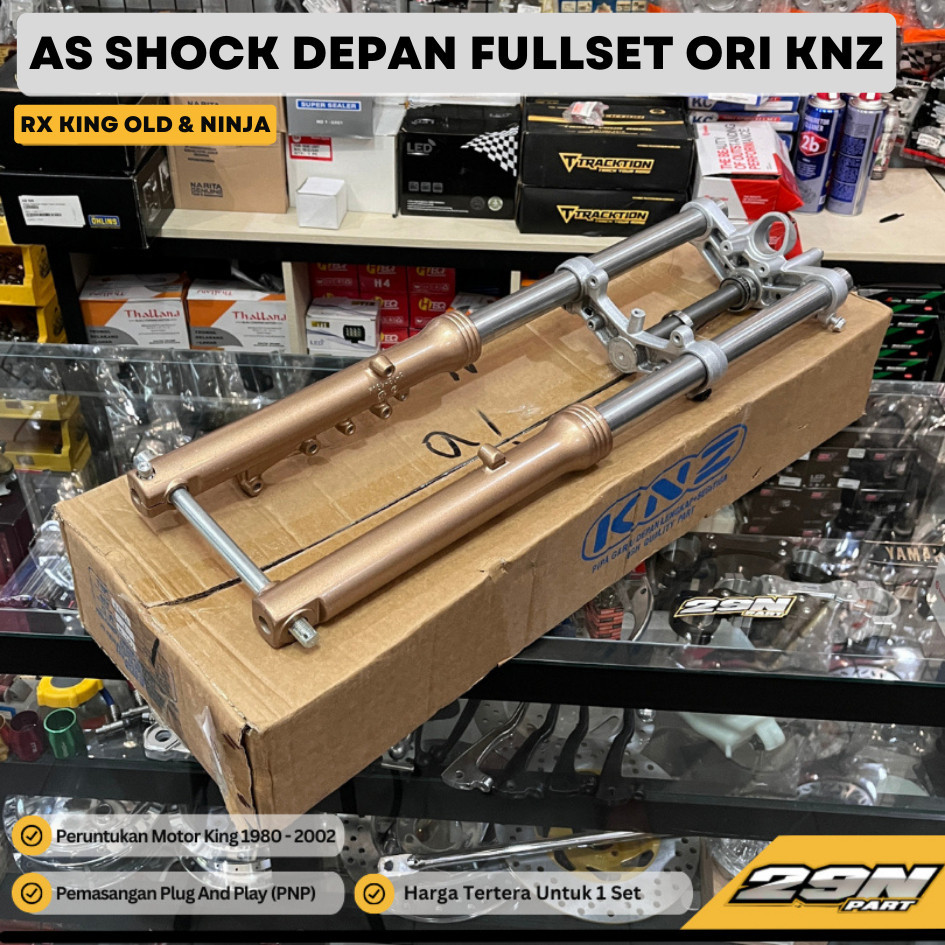 Jual As Shock Depan Assy Full set RX KING Old COBRA NINJA ORIGINAL KNZ ...